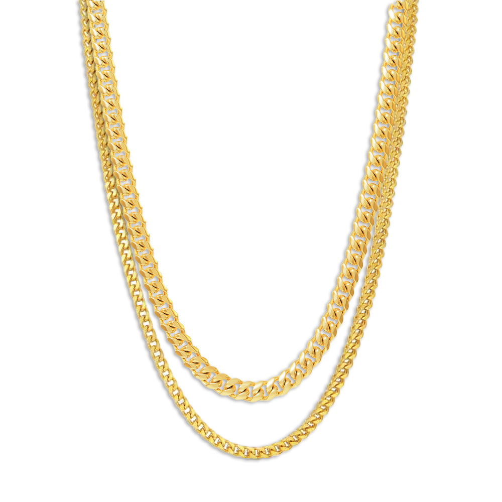 Cuban Franco Chain Bundle | The Gold Gods