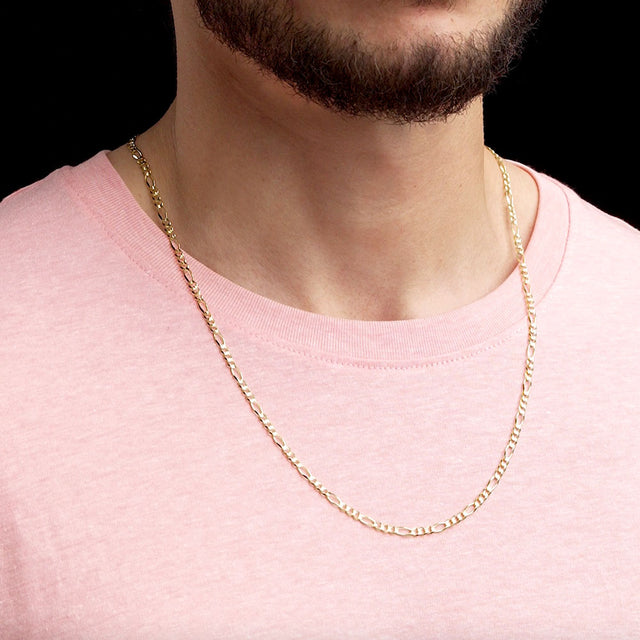 Solid Gold Figaro Chain | The Gold Gods