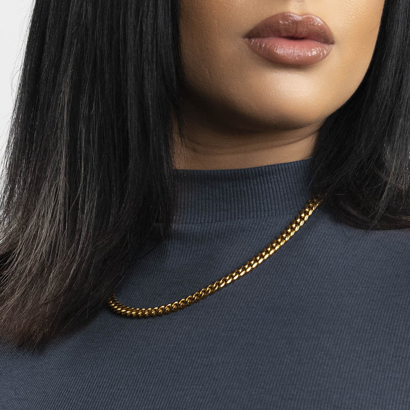Women's Cuban Link Chain 6mm | The Gold Gods