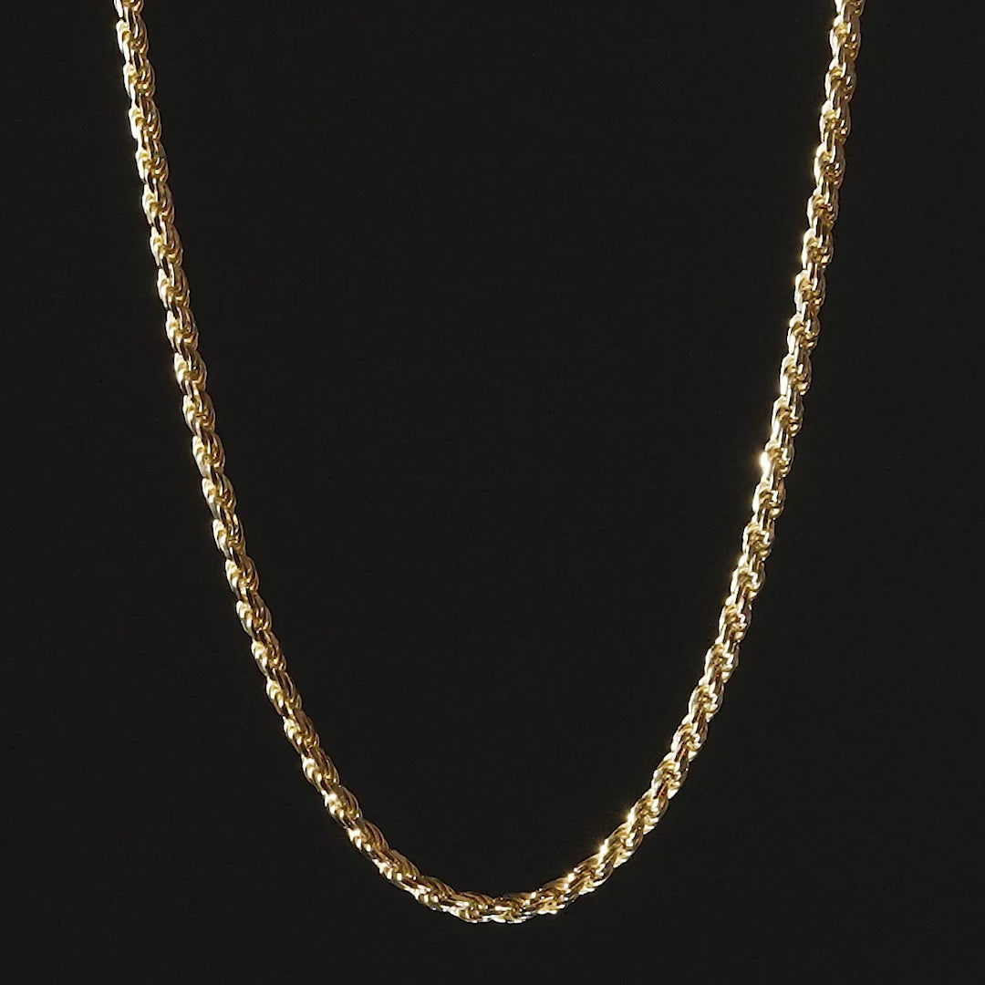 Solid Gold Rope Chain | The Gold Gods