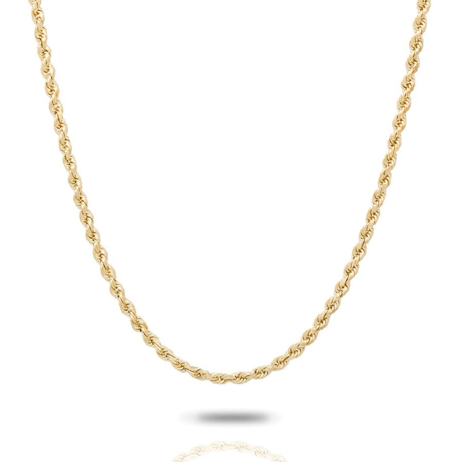 Solid Gold Rope Chain | The Gold Gods